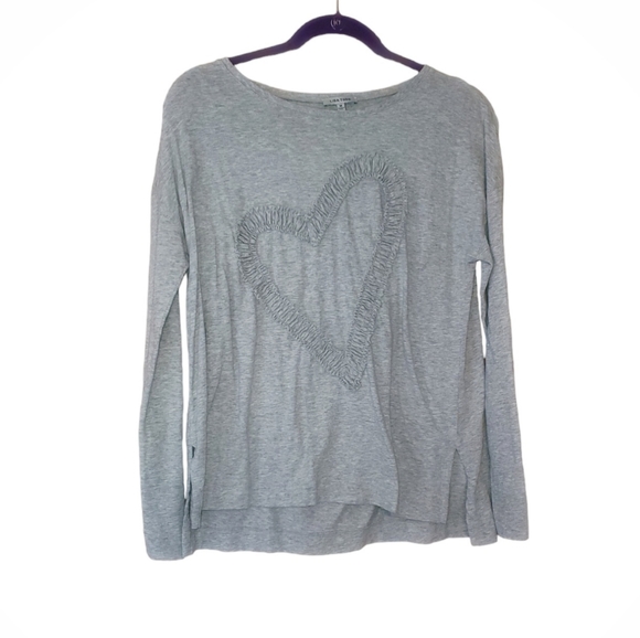 Lisa Todd | Tops | Lisa Todd Heart Embroidered Long Sleeve | Poshmark